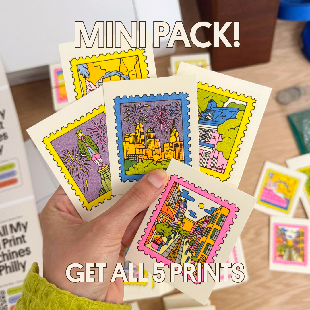 Summer Collection Mini Print Pack🌞 [ALL 5] – FabiolitaDraws